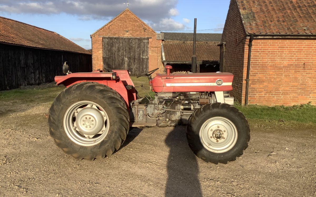 1976 P REG MASSEY FERGUSON MF 135 SELENE 4X4 4WD FOUR WHEEL DRIVE ...