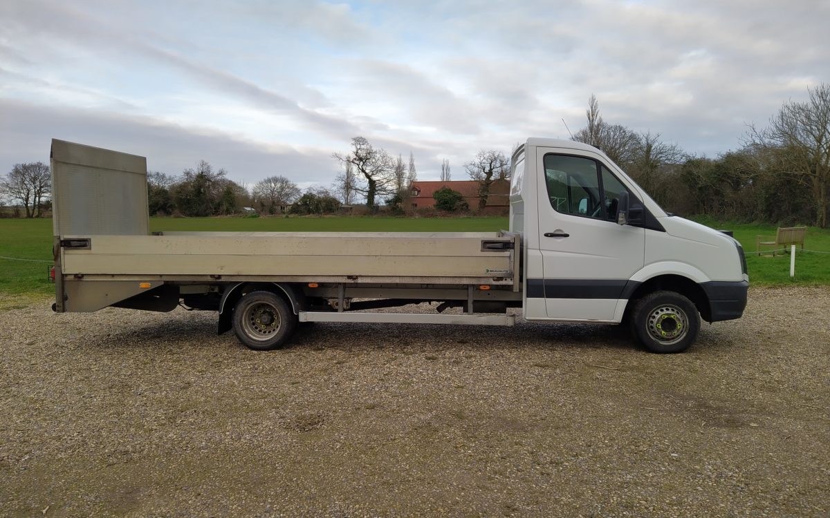 VW VOLKSWAGEN CRAFTER CR50 5 TON LWB CHASSIS CAB FITTED WITH TGS ...