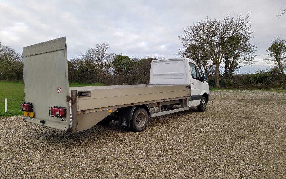 VW VOLKSWAGEN CRAFTER CR50 5 TON LWB CHASSIS CAB FITTED WITH TGS ...