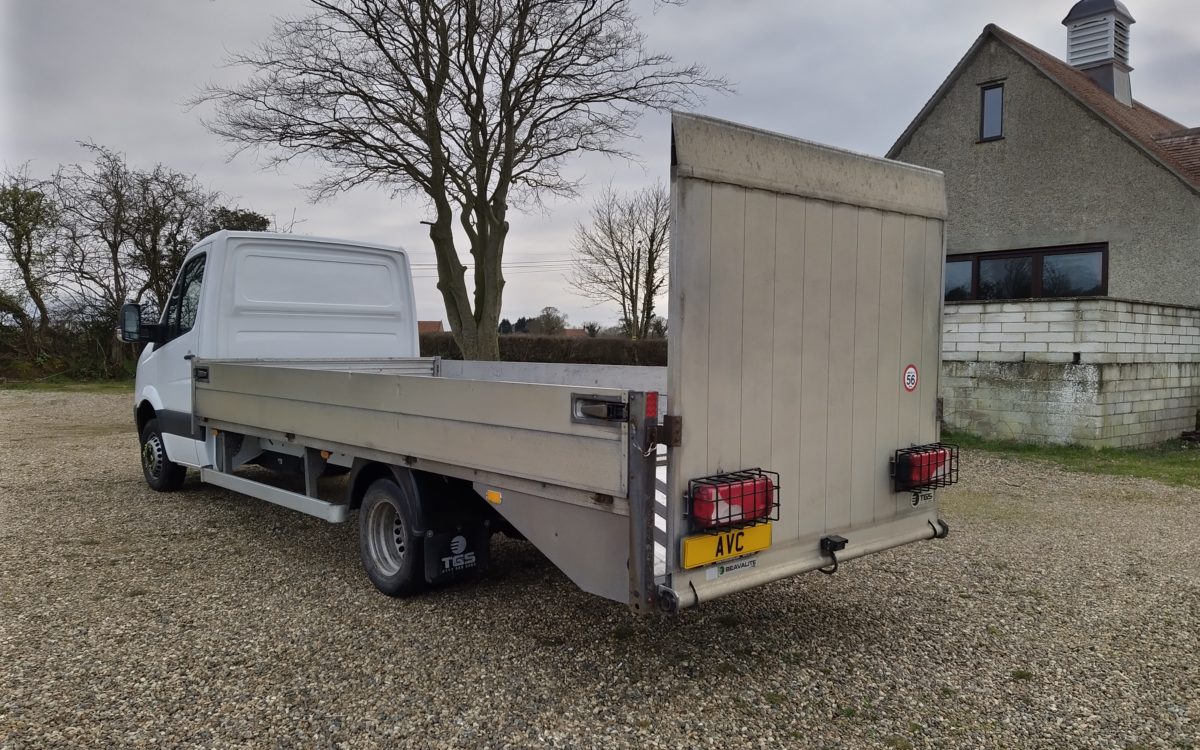 VW VOLKSWAGEN CRAFTER CR50 5 TON LWB CHASSIS CAB FITTED WITH TGS ...