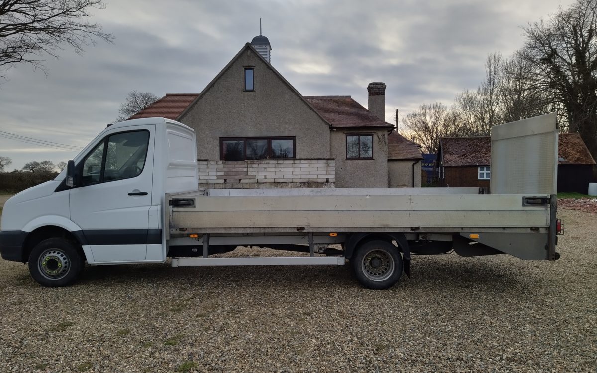VW VOLKSWAGEN CRAFTER CR50 5 TON LWB CHASSIS CAB FITTED WITH TGS ...