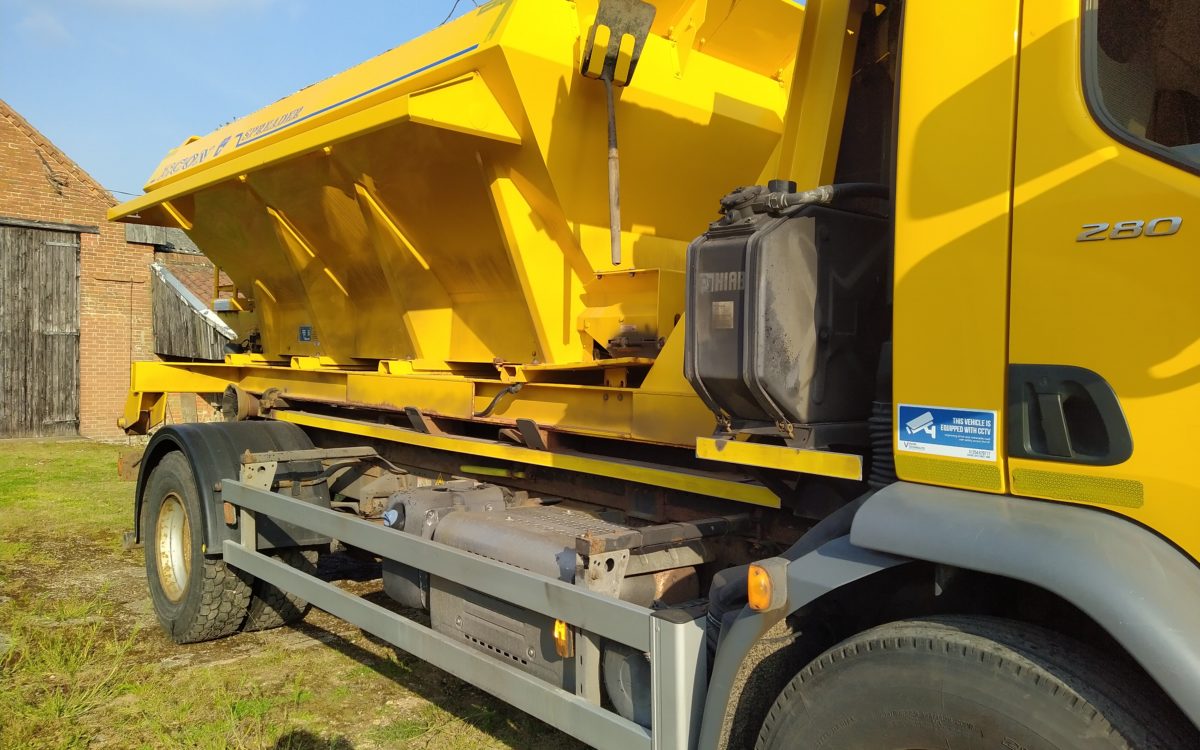 HIAB MULTILIFT XR14 HOOK LOADER ECON SALT GRIT GRITTER SPREADER ...