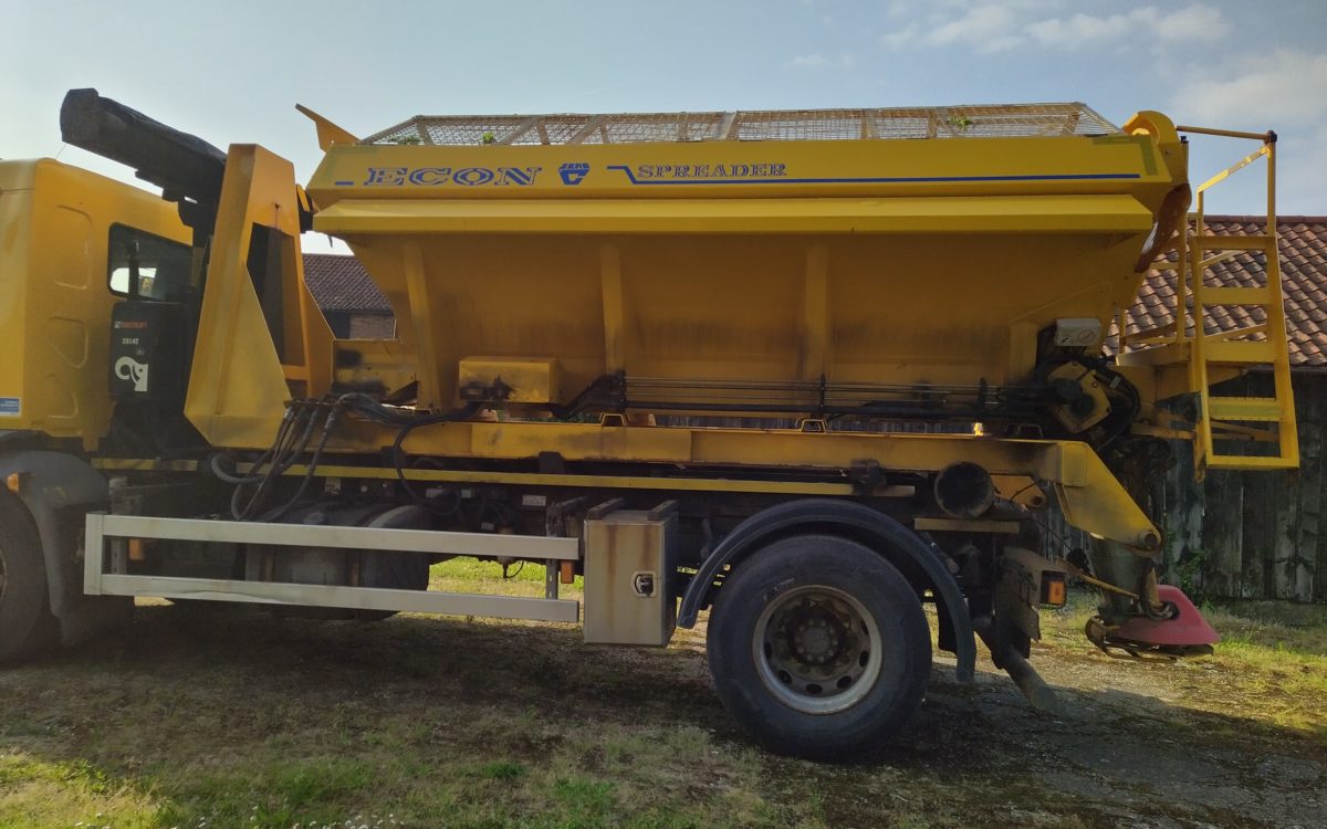 HIAB MULTILIFT XR14 HOOK LOADER ECON SALT GRIT GRITTER SPREADER ...